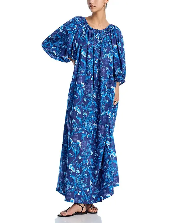 CONIGLIO PALM BEACH Grace Maxi Dress - Cranes Indigo