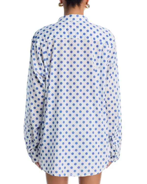 CONIGLIO PALM BEACH Classic Button Down Shirt - Pacific Dot