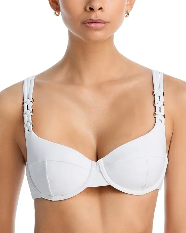 Ramy Brook Rafaelle Bikini Top - White