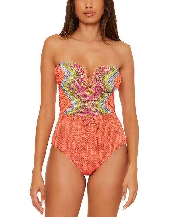 Becca By Rebecca Virtue Summer Sunrise One Piece Swimsuit - Multi