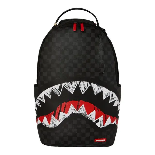 SPRAYGROUND Scribble Shark Backpack - Brown