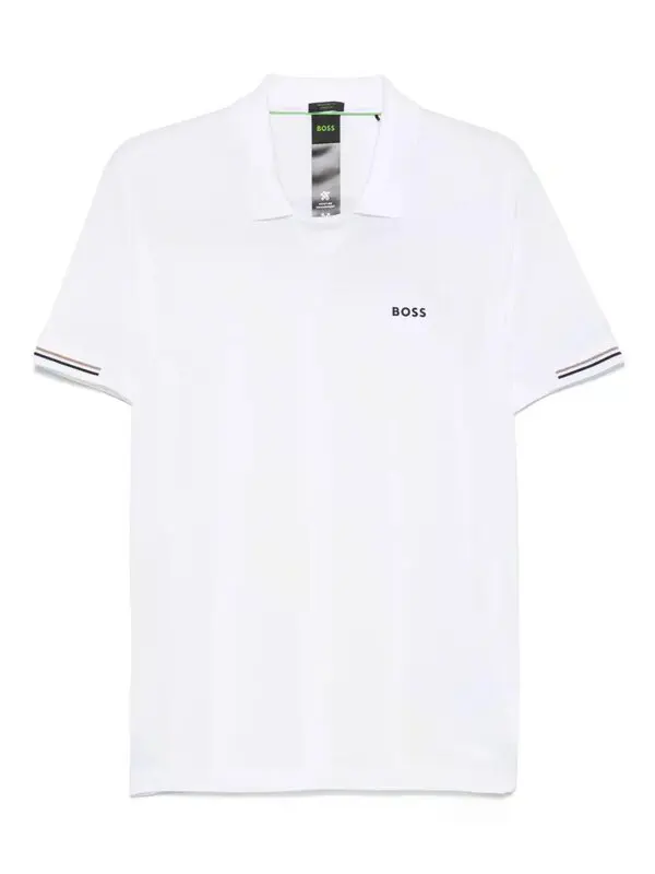 BOSS Technical-jersey T-shirt - White