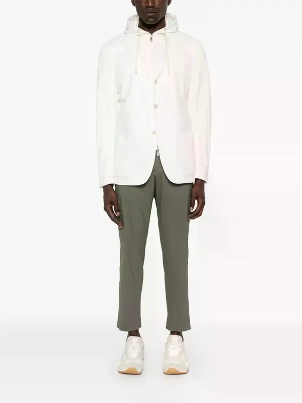 Eleventy Removable-bib Blazer - Neutrals