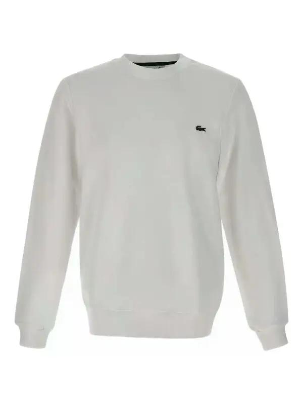 Lacoste Embroidered-motif Sweatshirt - White