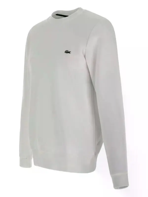 Lacoste Embroidered-motif Sweatshirt - White