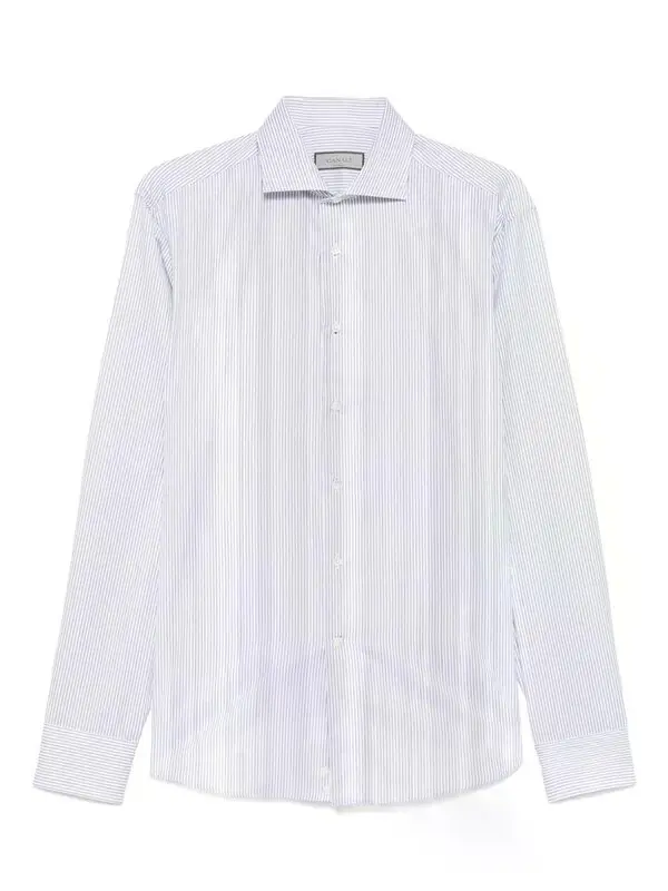 Canali Striped Shirt - White