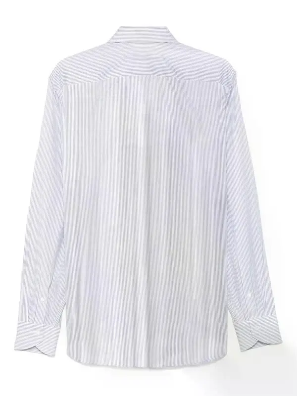 Canali Striped Shirt - White