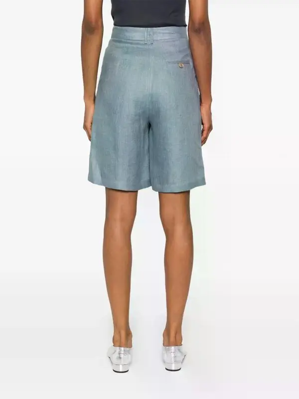 BARBA NAPOLI Linen Shorts