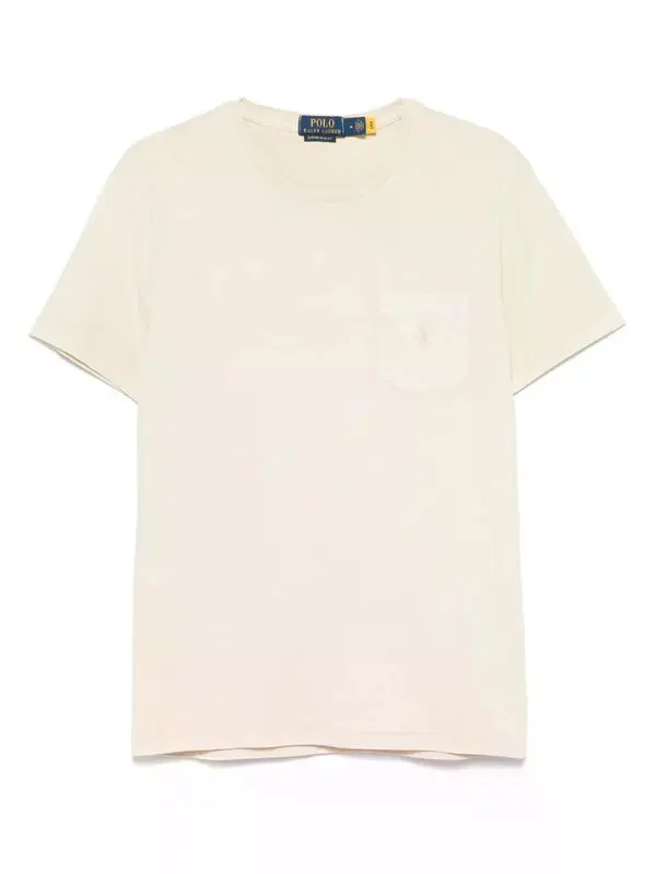 Polo Ralph Lauren Polo Pony-embroidered T-shirt - Neutrals