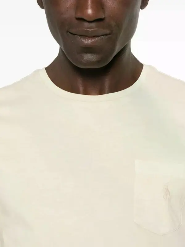 Polo Ralph Lauren Polo Pony-embroidered T-shirt - Neutrals