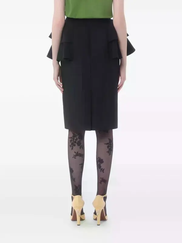 Valentino Garavani Crepe Couture Midi Skirt