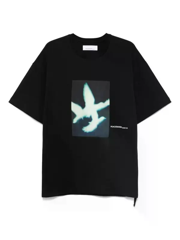 PEACEMAKER OAMC Dark Flower T-shirt - Black