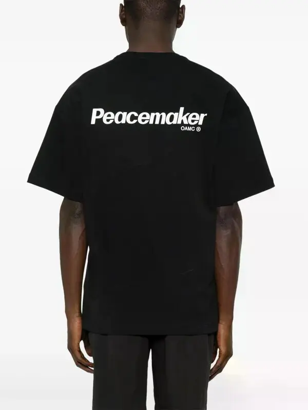 PEACEMAKER OAMC Dark Flower T-shirt - Black