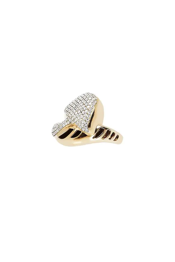TIMELESS PRECIOUS Ramone Ring - 14k Yellow Gold & Diamonds