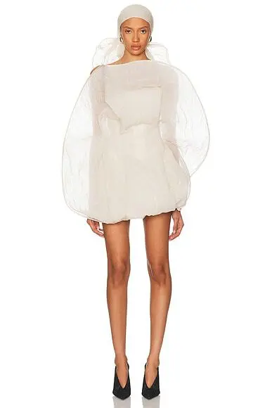 Magda Butrym Sculptural Mini Dress