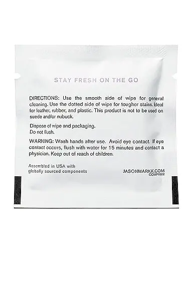 Jason Markk Shoe Cleaner Quick Wipes 30 Pack