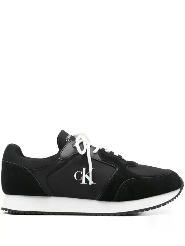 Calvin Klein Logo-print Sneakers - Black