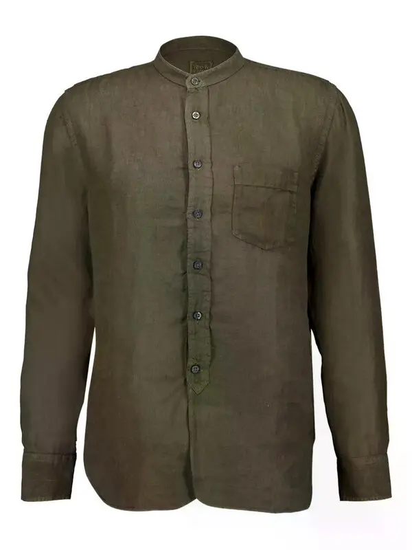 120% Lino Linen Shirt - Green
