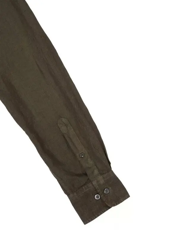 120% Lino Linen Shirt - Green