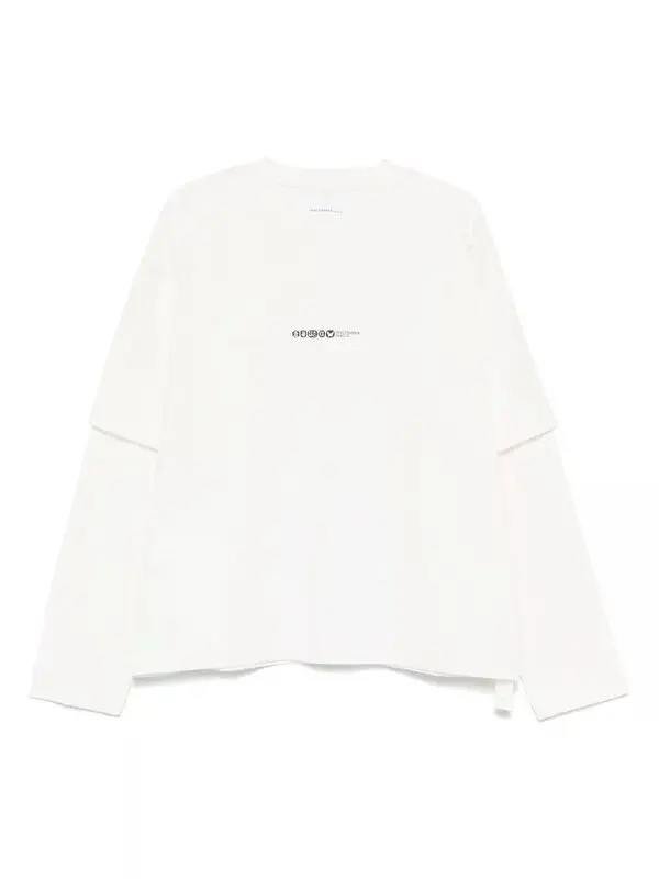 PEACEMAKER OAMC Painted Double-layer T-shirt - White
