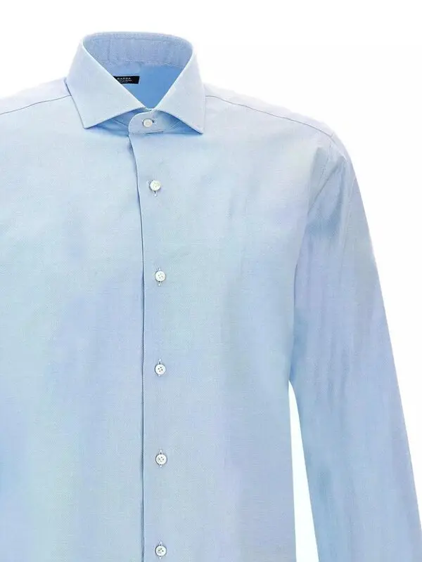 BARBA NAPOLI Cotton Shirt - Blue