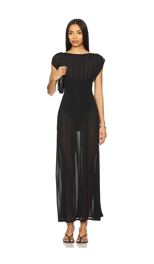 CAMILA COELHO Ophelia Dress - Black