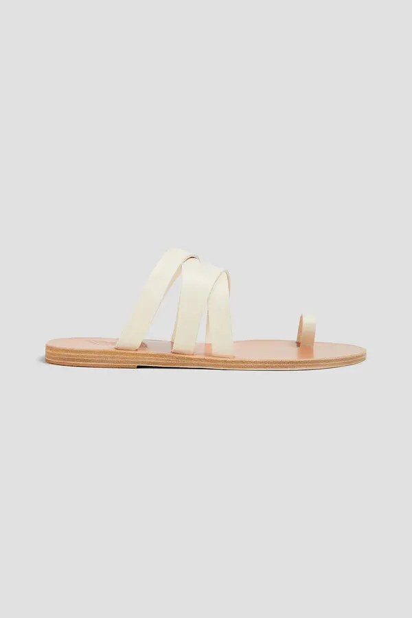 ANCIENT GREEK SANDALS Gordia Leather Sandals - Off-white