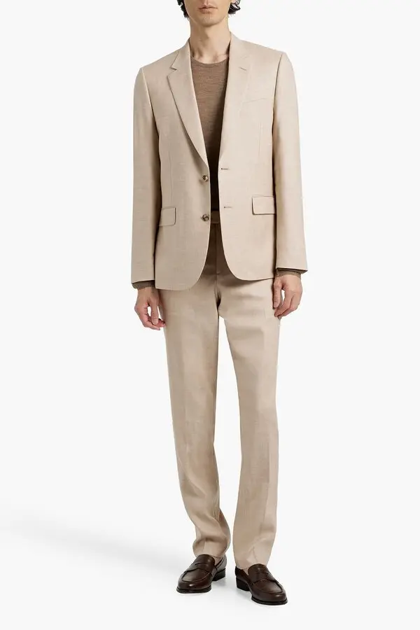 Paul Smith Linen And Woolblend Suit