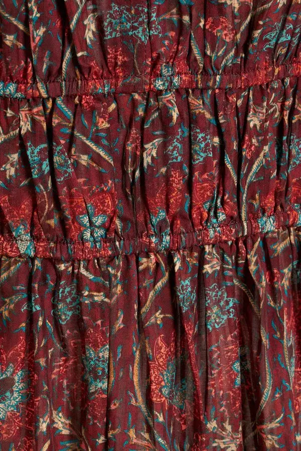 Ulla Johnson Printed Cotton-blend Mini Dress