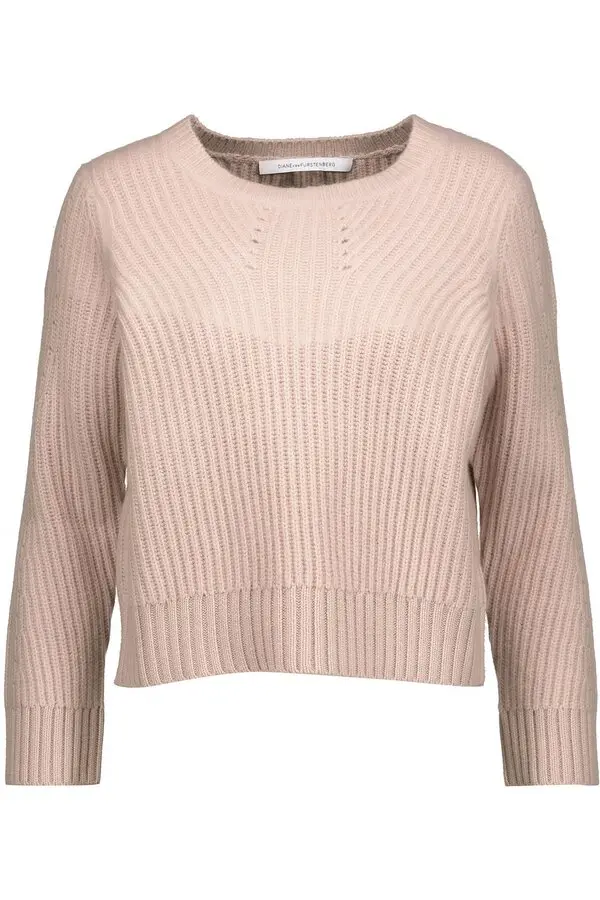 Diane Von Furstenberg Rayne Cable-knit Sweater