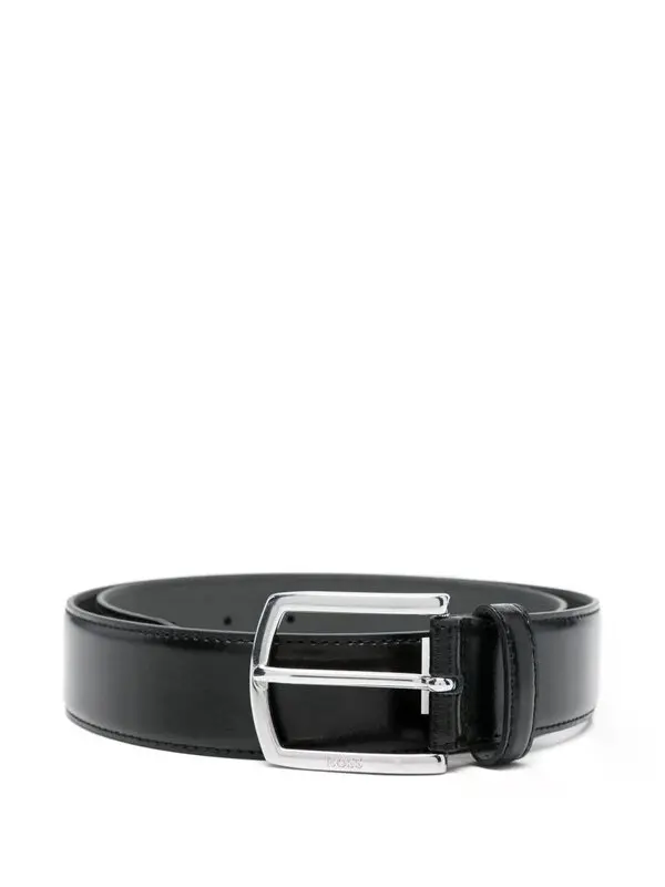 BOSS Branded-buckle Belt - Black