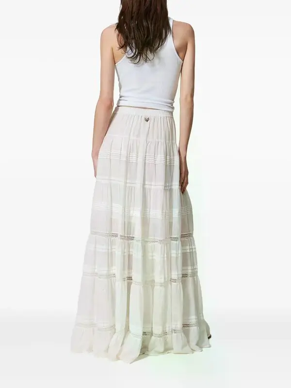 TWINSET Tiered Maxi Skirt
