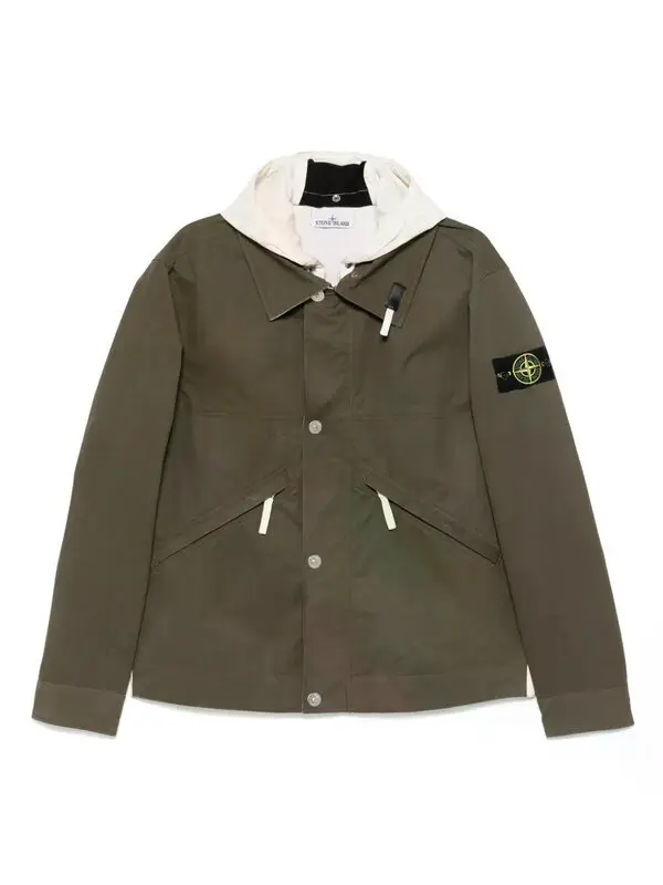 Stone Island Jacket With Compass Badge