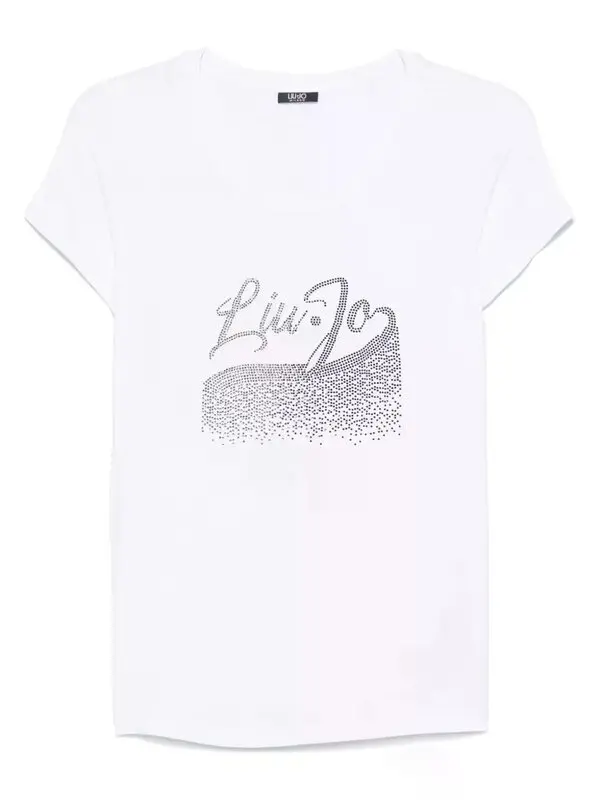 Liu Jo Rhinestone T-shirt - White