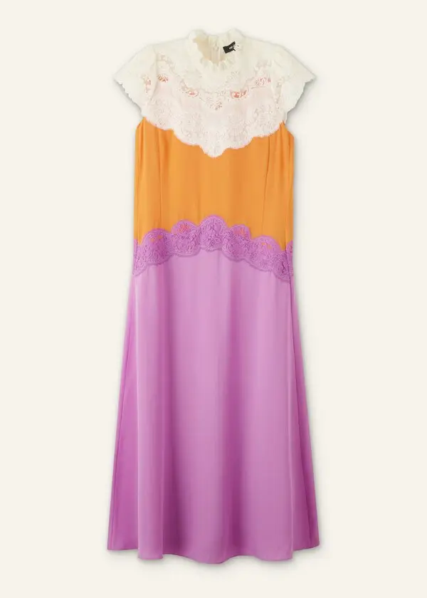 lulu satin lace-up dress in champagne Juliene Maxi Dress main image 0