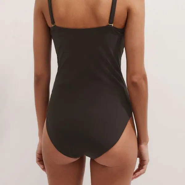 ME+EM Ruched One Piece Swimsuit