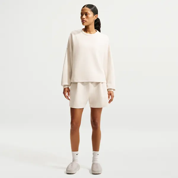 Nike 24.7 Impossiblysoft Dri-fit Oversized Crew-neck Top - Brown