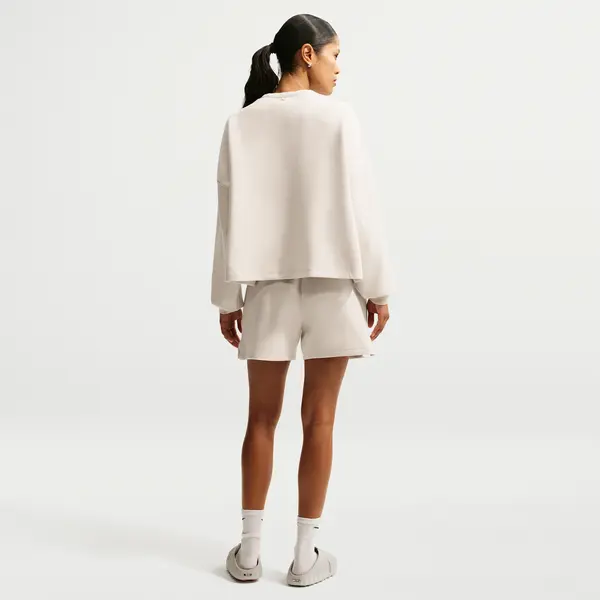 Nike 24.7 Impossiblysoft Dri-fit Oversized Crew-neck Top - Brown
