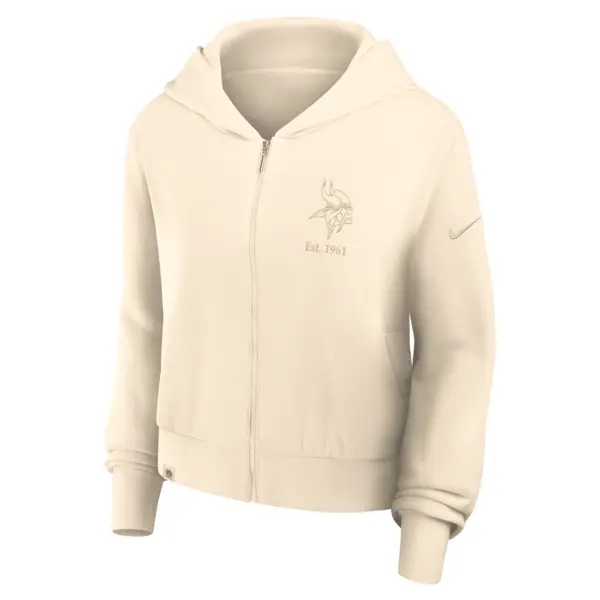 Nike Minnesota Vikings Established Nfl Full-zip Hoodie - Brown