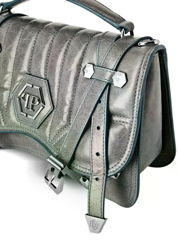 Philipp Plein Medium Crackle Belt Bag