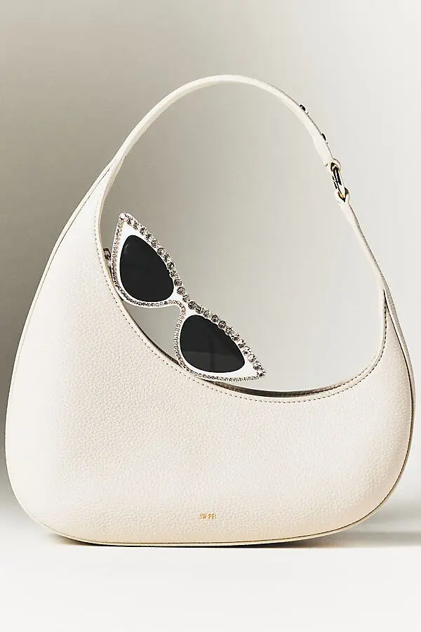 Jw Pei Harlee Asymmetric Shoulder Bag - White