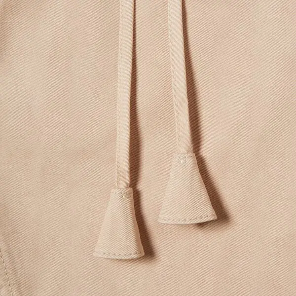 Gucci Cotton Linen Pleated Skirt