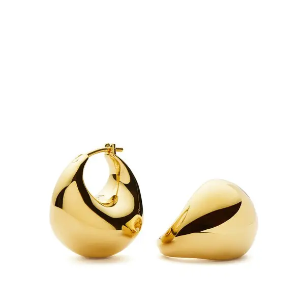 MISSOMA Sculptural Chubby Dome Small Hoop Earrings