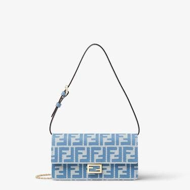 Fendi Wallet On Chain Baguette - Blue