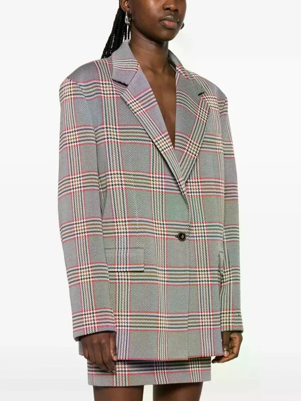 A.M.G. Checked Blazer