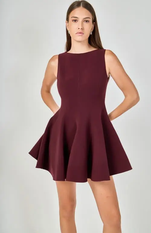 Endless Rose Sleeveless Fit & Flare Mini Dress