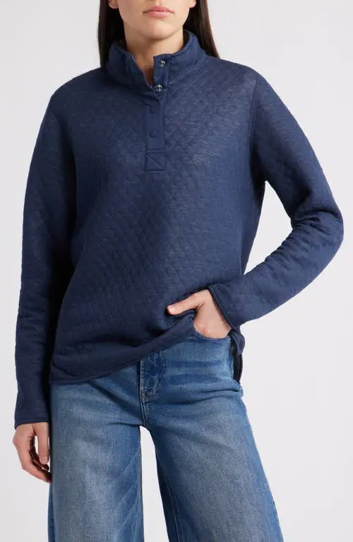 Marine Layer Corbet Quilted Reversible Pullover