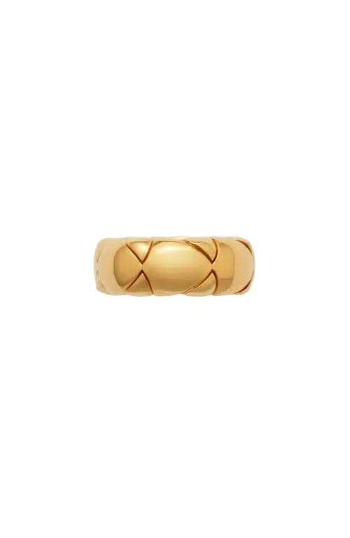 Burberry Shield Segment Ring - Gold