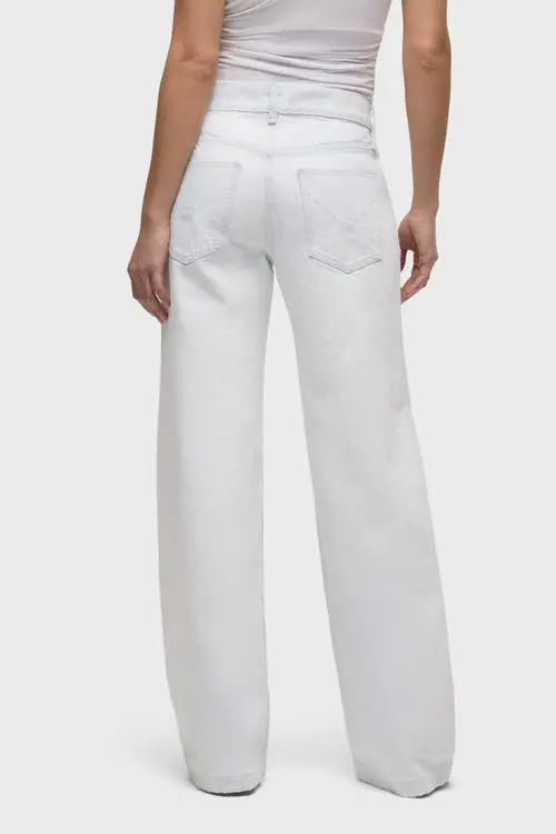 Hudson Jeans Rylee Low-rise Loose Pant - Bleached Cloud