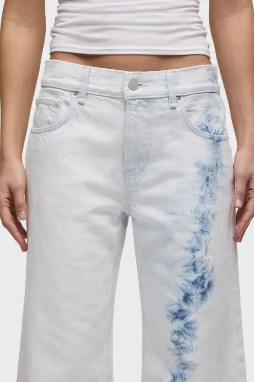 Hudson Jeans Rylee Low-rise Loose Pant - Bleached Cloud